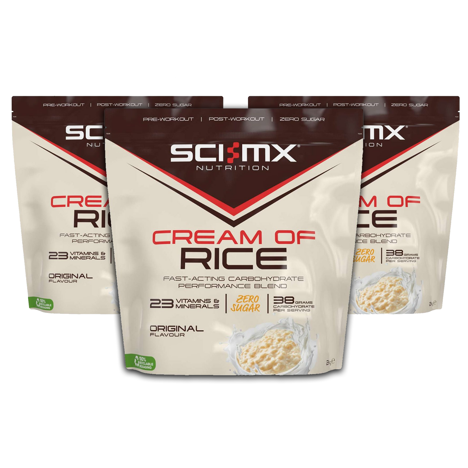 Sci-MX Cream of Rice 3 x 2kg (Box)