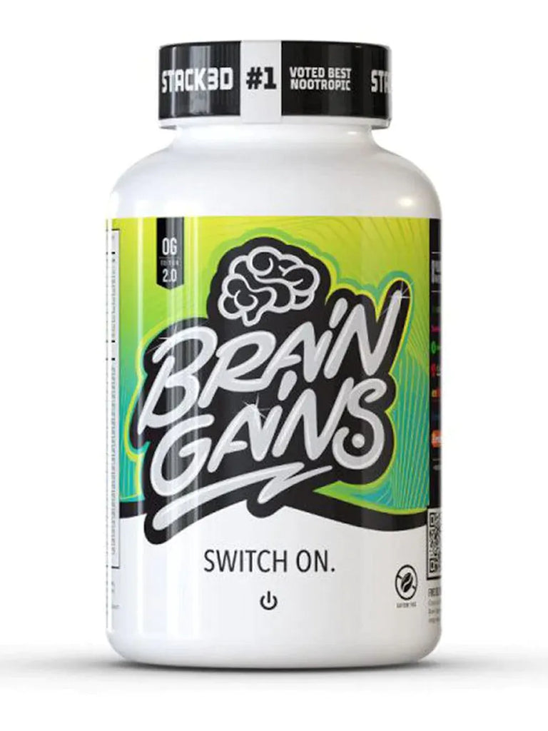 Brain Gains Switch On 2.0 120 Caps – Gymstop.co.uk
